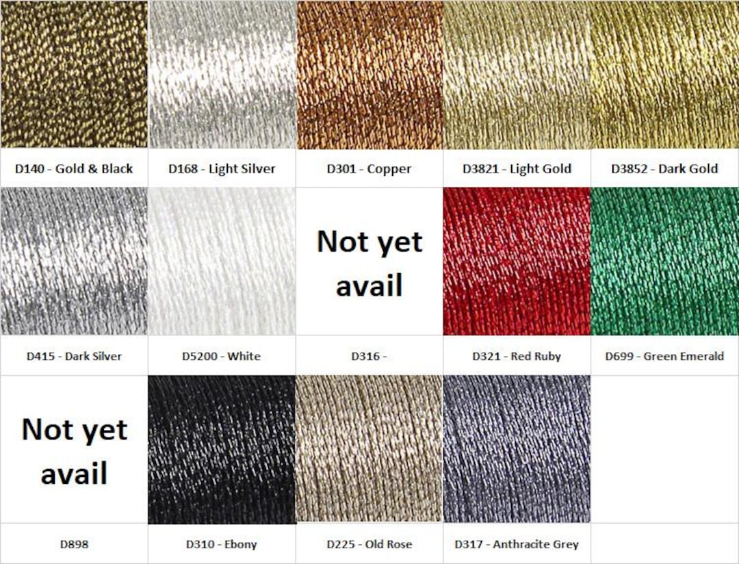 DMC Diamant Thread - Multiple Colors, Metallic Cross Stitch Thread - Etsy