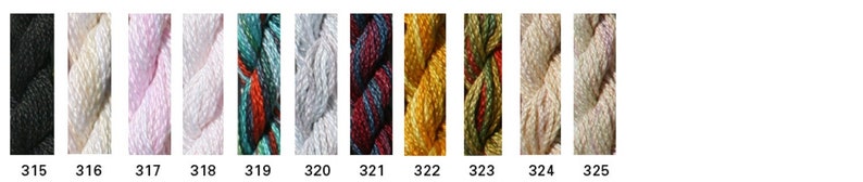 Caron Collection Waterlilies, Wildflowers, Watercolours - Colors 315 ...