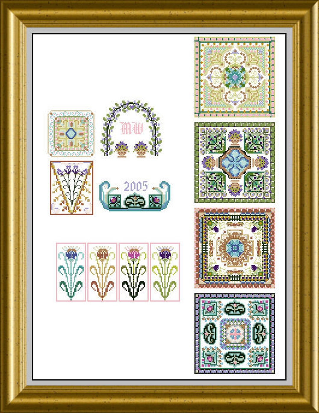 Chatelaine Design - Stitching Leporello - Cross Stitch Pattern - Etsy