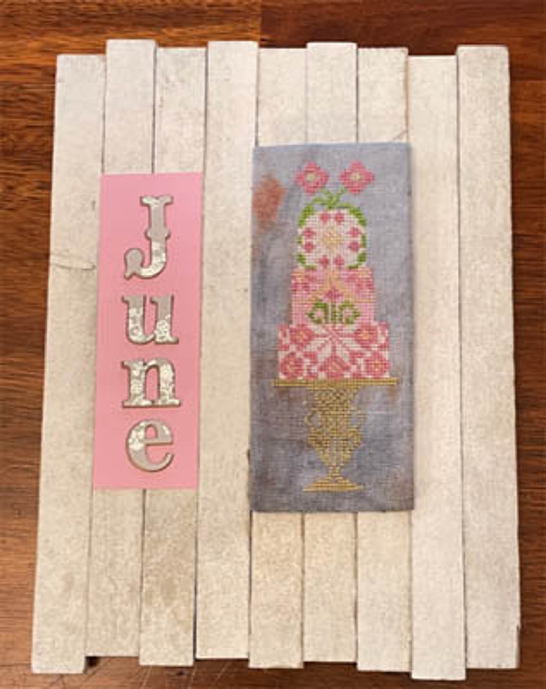 Aury TM Designs Quaker Birthday Cakes June Cross Stitch Pattern - Etsy