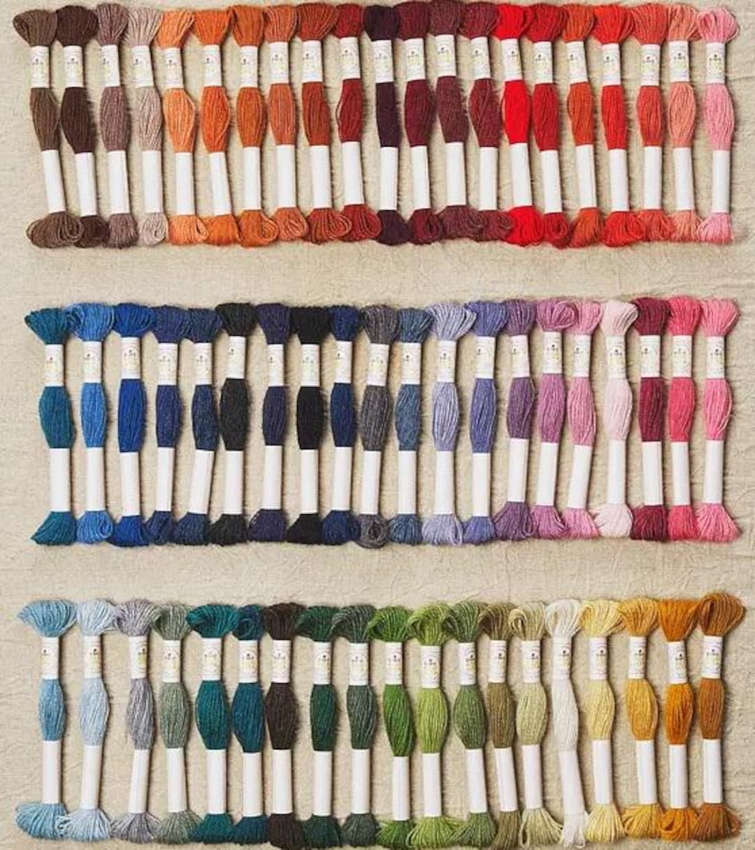 DMC Organic Wool - Eco Vita Organic Crewel Thread *choose Color* - Etsy