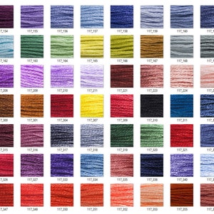 DMC Floss Six Strand 3771-3857 choose Color - Etsy