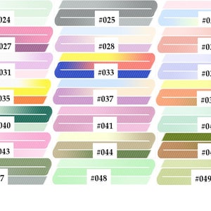 Edmar Brazilian Embroidery Threads - Size CIRE' - Colors #000 - #049 ...