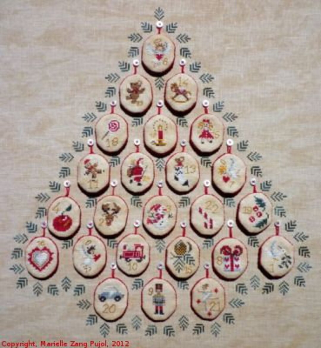 Filigram - Advent - Cross Stitch Pattern - Etsy