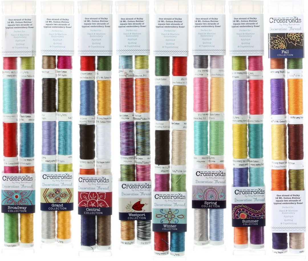 Sulky Petites Crossroads Denim 12 Wt. Petites Cotton Threads in ...