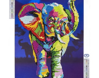 Elephant Diamond Art Kit - Etsy