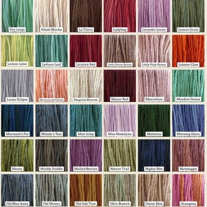 Classic Colorworks - Hand Dyed Cotton Thread - Colors K-O - Etsy