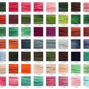 DMC Floss Six Strand 3771-3857 choose Color - Etsy