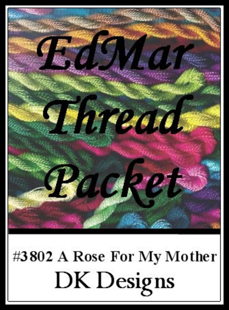 DK Designs Brazilian Embroidery-#3802 A Rose for My Mother-pattern With ...