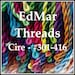 Edmar Brazilian Embroidery Threads - Size CIRE' - Colors #301 - #416 ...