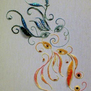 DK Designs Brazilian Embroidery- #3877 Solstice -pattern With Fabric ...