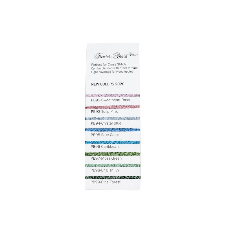 Rainbow Gallery Threads - Treasure Braid Petite AND Shimmer Colors ...