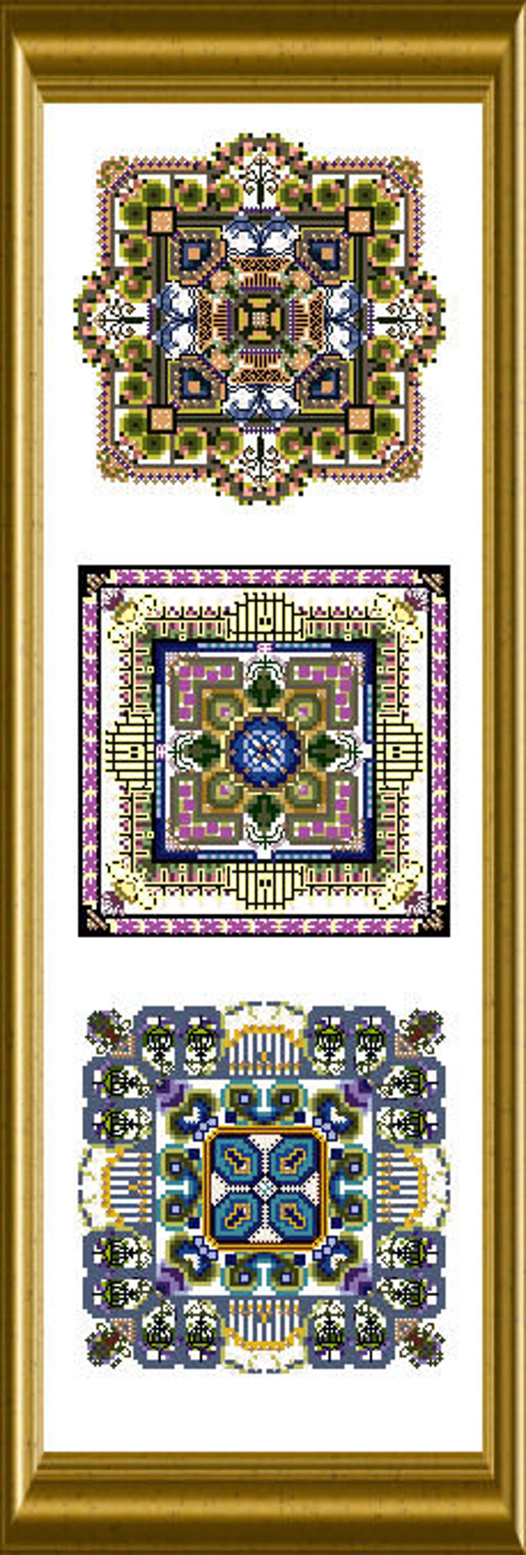 Chatelaine Design - Mini Mandala 01 - Cross Stitch Pattern - Etsy