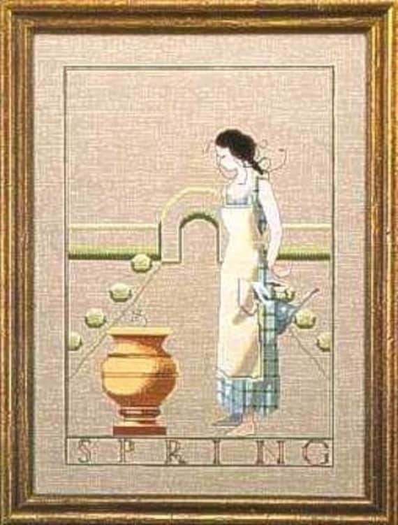 Spring in My Garden Mirabilia Chart | Etsy