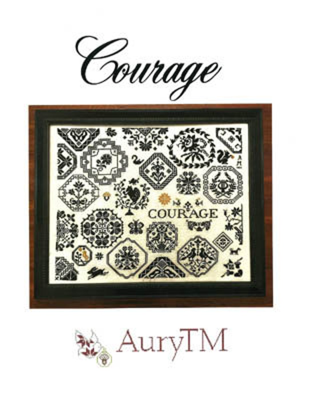 Aury TM Designs - Courage - Cross Stitch Pattern - Etsy