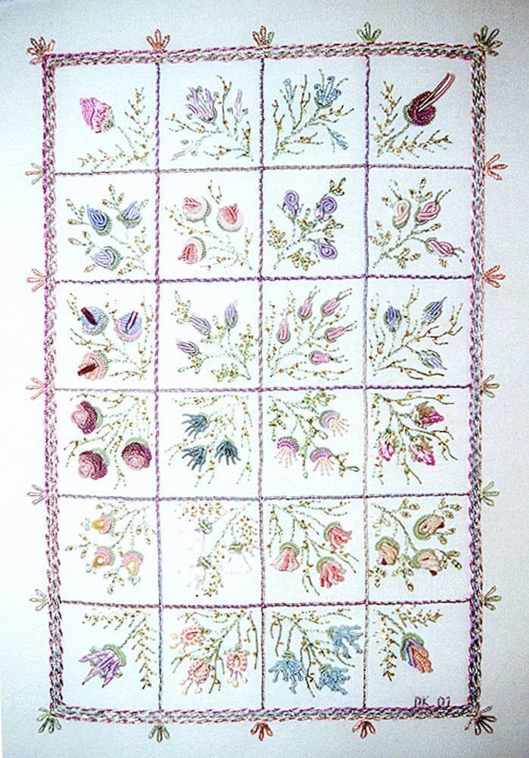 DK Designs Brazilian Embroidery- #3847 A Case of Buds -pattern With ...