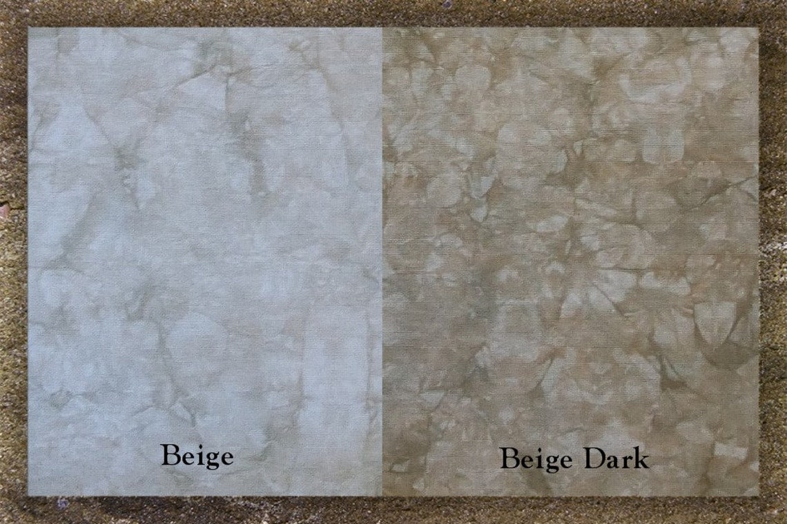 Hand-dyed 28 Count Monaco - Beige - Garibaldi's Needle Works - Choose ...