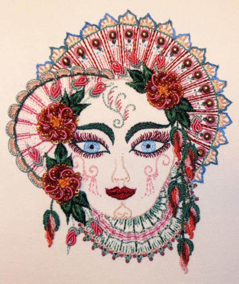 DK Designs Brazilian embroidery 3885 Johara Pattern with | Etsy