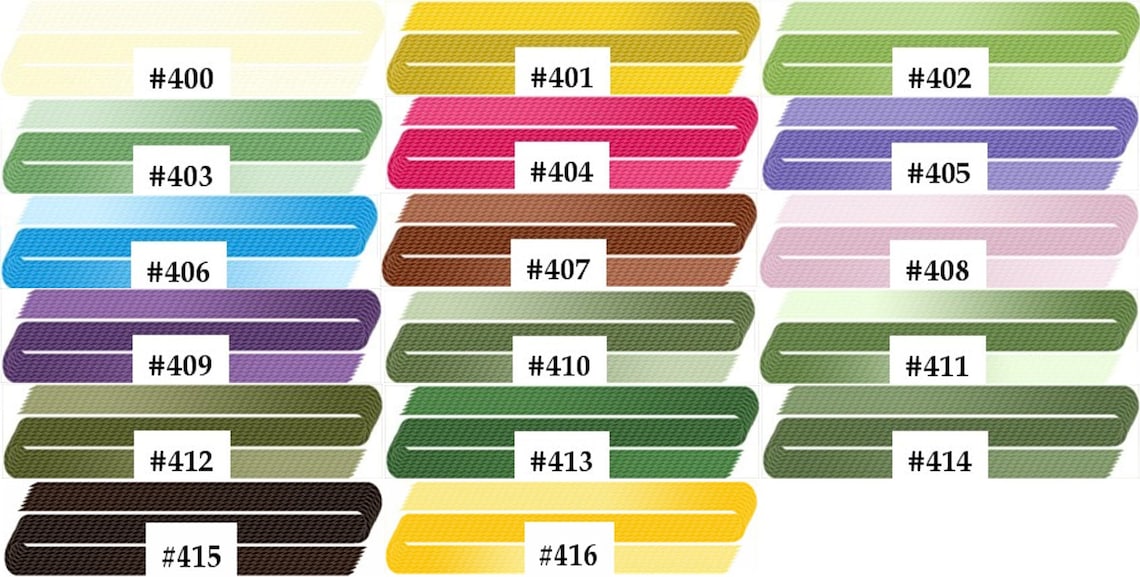 Edmar Brazilian Embroidery Threads - All Weights Available, Boucle ...