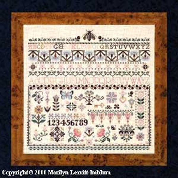 Filigram Garden Colors Cross Stitch Pattern - Etsy