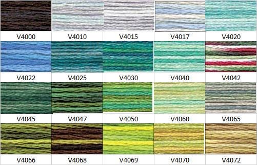 DMC Variations Floss Six Strand *choose From 60 Colors* - Etsy