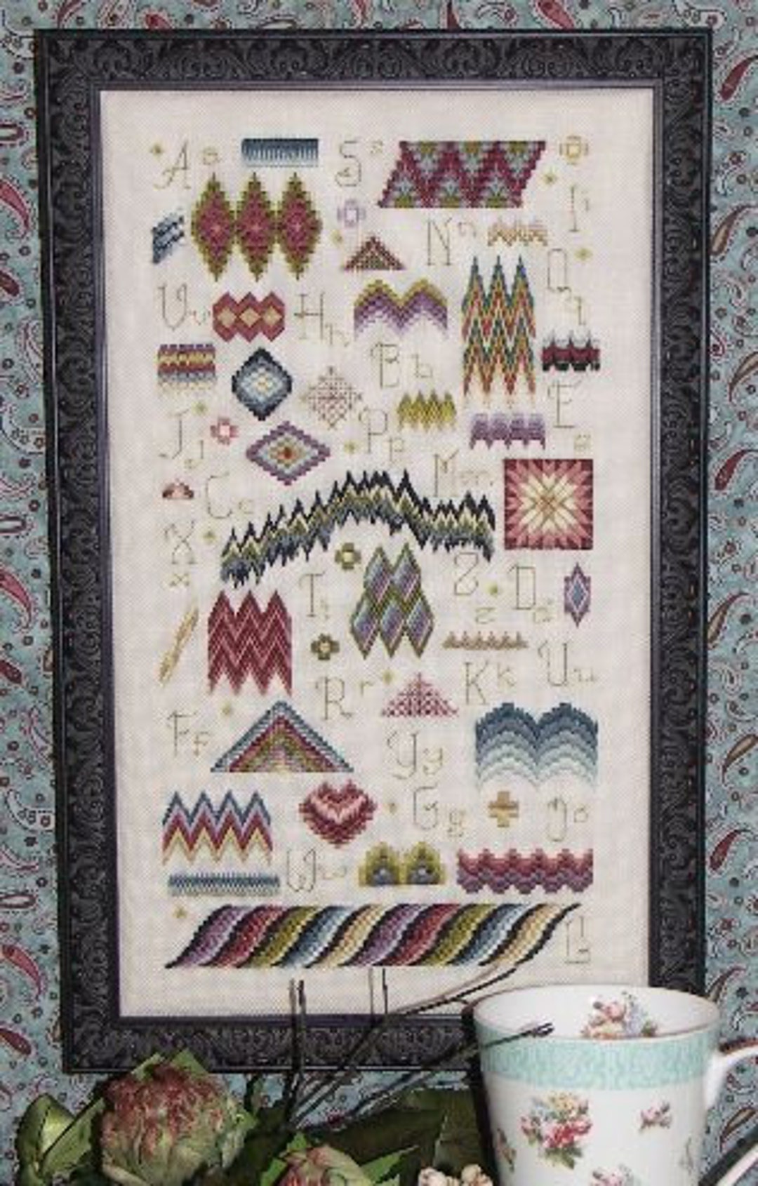 Bargello Sampler by Rosewood Manor S-1016 Designs by Karen Kluba/pamphlet - Etsy