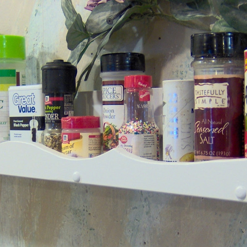 White Spice Rack - Etsy