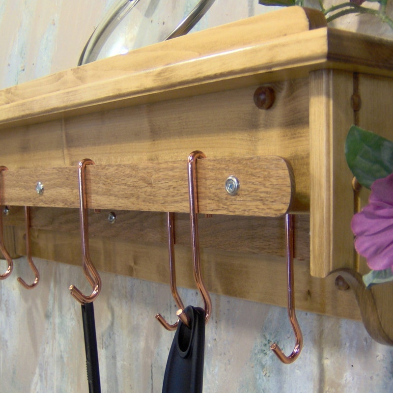 Wall Mount Pot Rack - Etsy