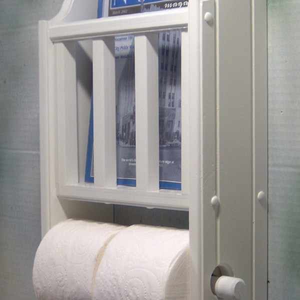 Toilet Paper Magazine Rack - Etsy