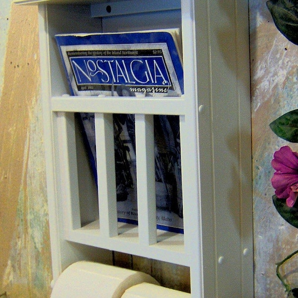 Toilet Paper Magazine Rack - Etsy