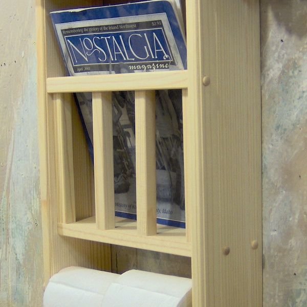 Toilet Paper Magazine Rack - Etsy