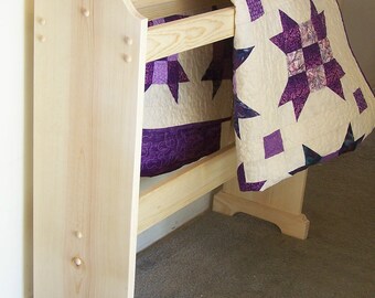 Wood Quilt Rack - Etsy