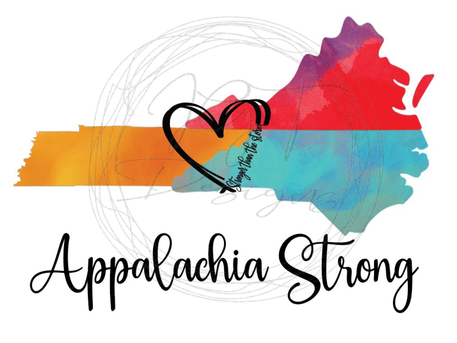 Appalachia Strong PNG - Hurricane Helene PNG Graphic - Etsy