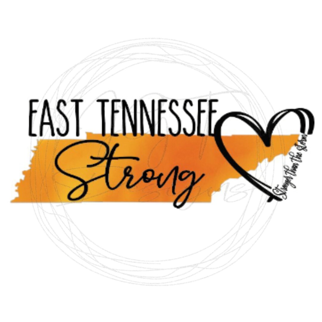 Tennessee Strong PNG - Hurricane Helene PNG Graphic - Etsy