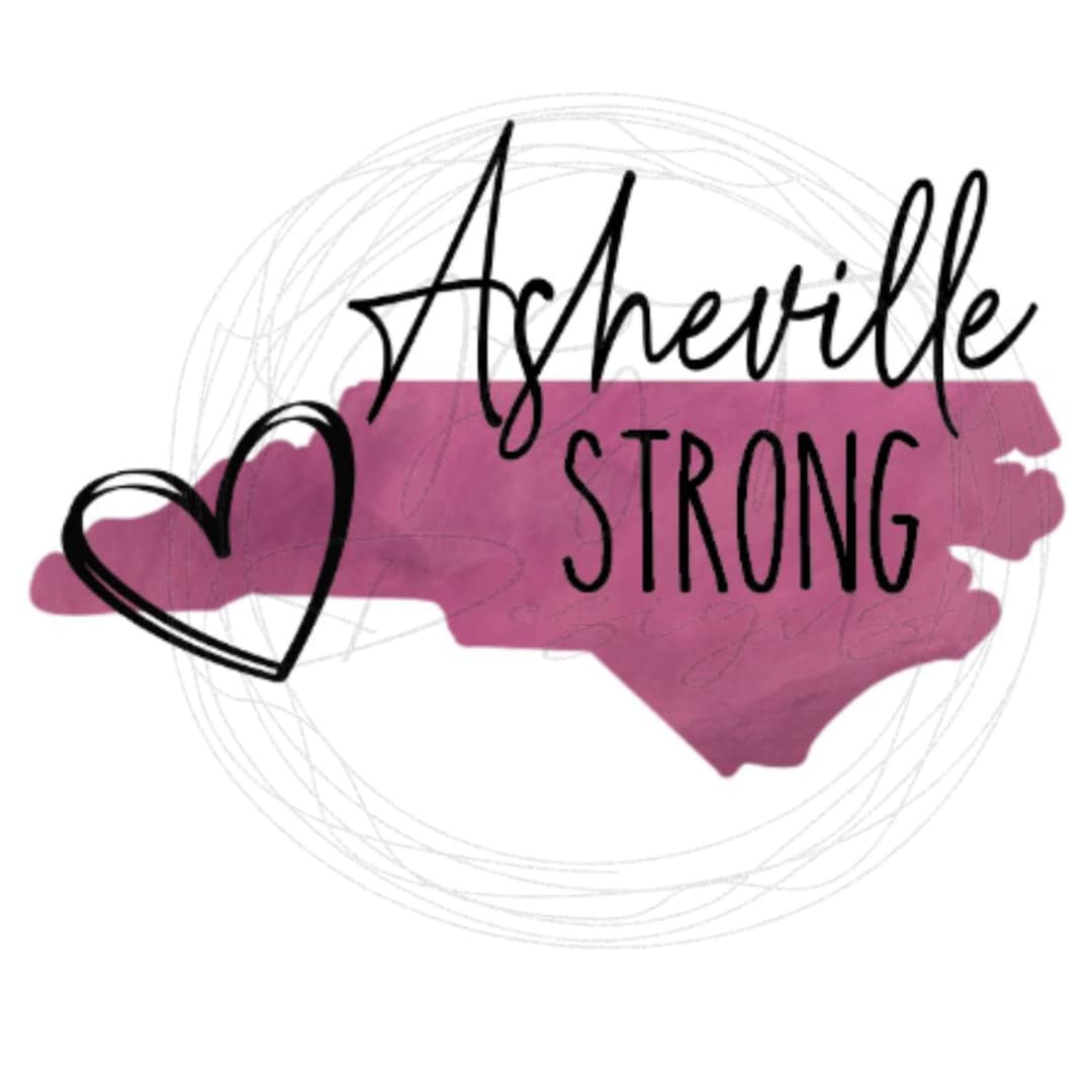 Asheville Strong PNG - Hurricane Helene PNG Graphic - Etsy