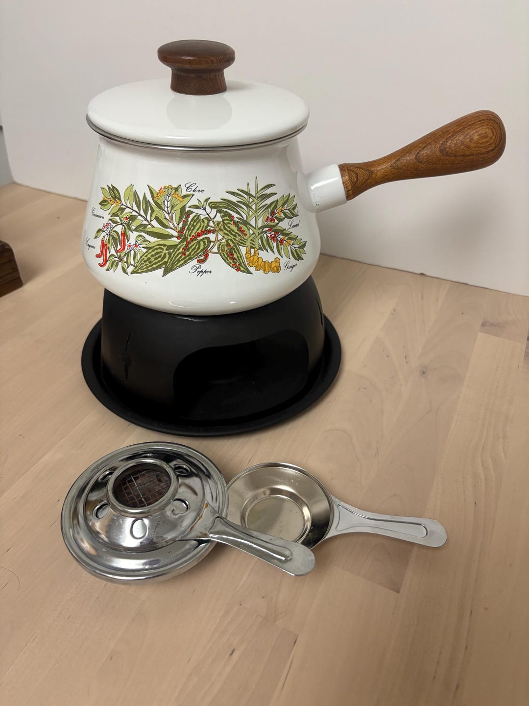 Vintage Retro Fondue Set by Imperial International, Made in Japan 1974 ...