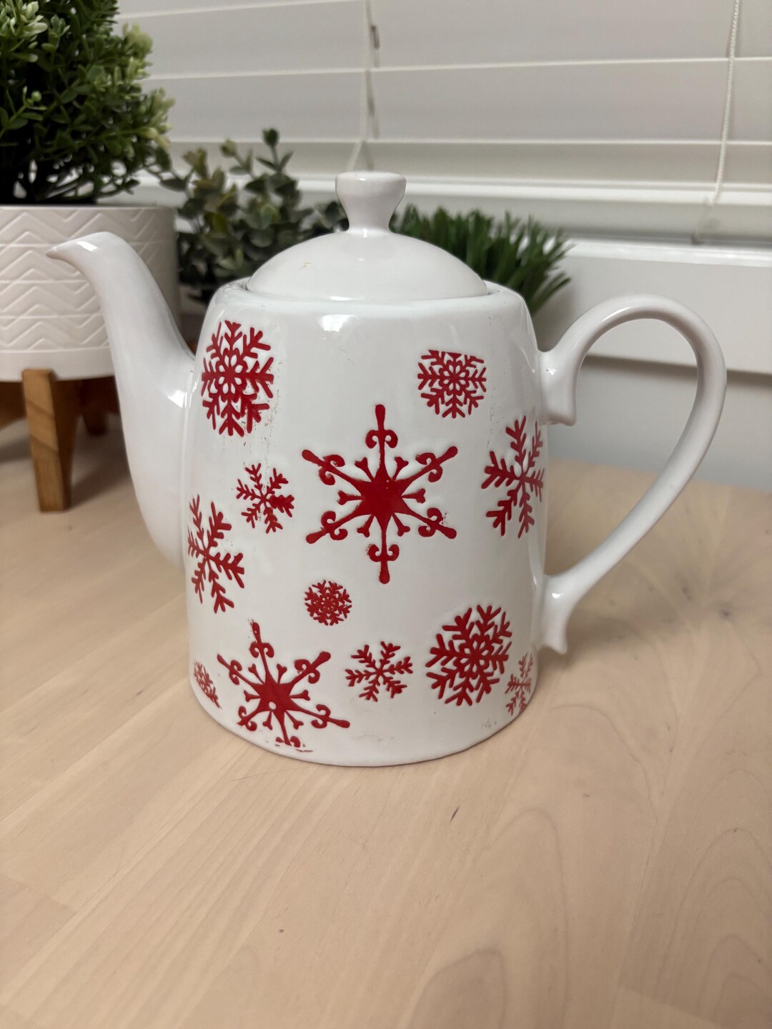 Snowflake Teapot for Cozy Tea Times - Etsy