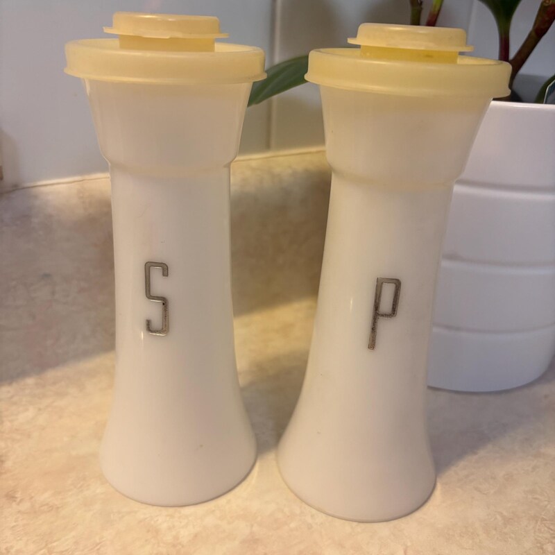 Tupperware Salt and Pepper Shakers - Etsy