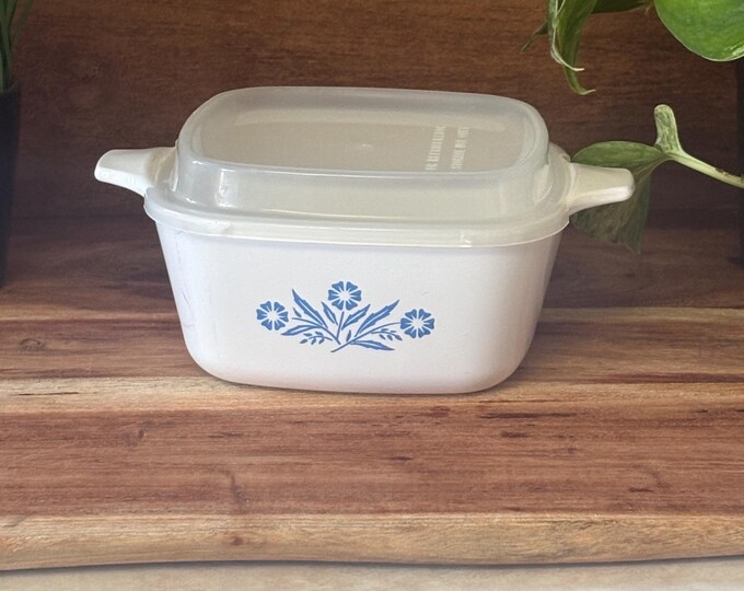 Corning Ware Vintage P-43-B 700 Ml Small Serving Size Dish With Lid ...