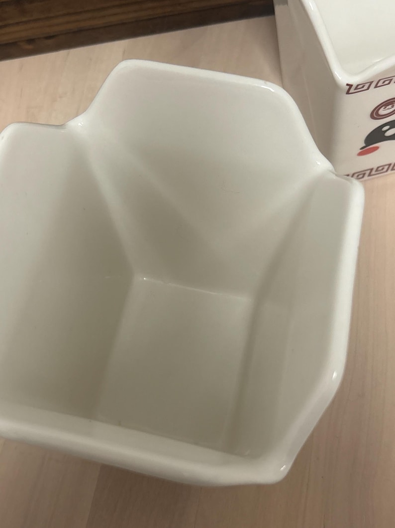 Maruchen Ramen Ceramic Take Out Box Bowl Mad Engine Nevelty Kitch - Etsy