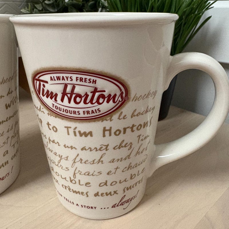 Tim Hortons Mug - Etsy Canada