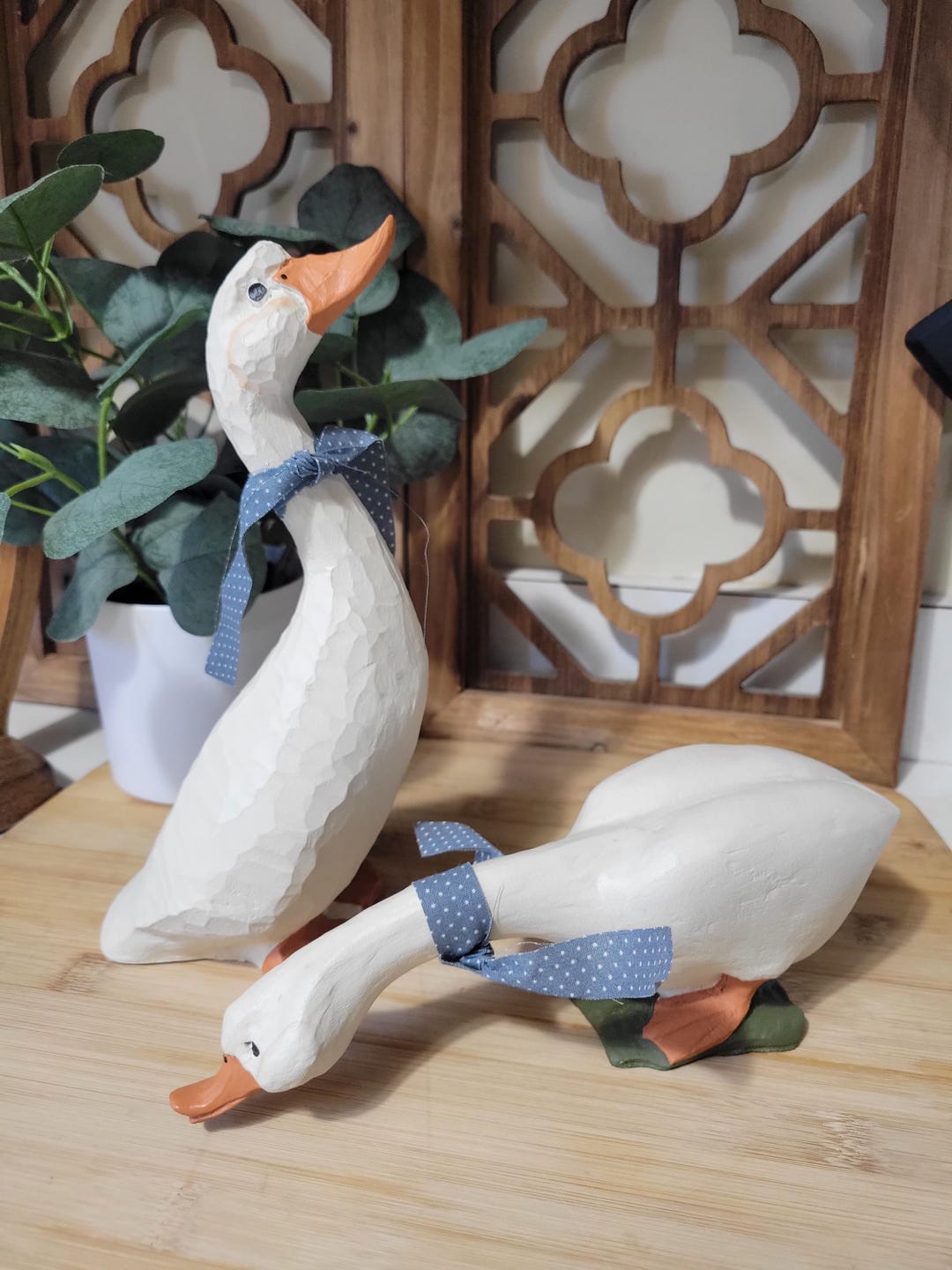 Vintage Ike & Sandy Spillman Duck Figurines - Etsy