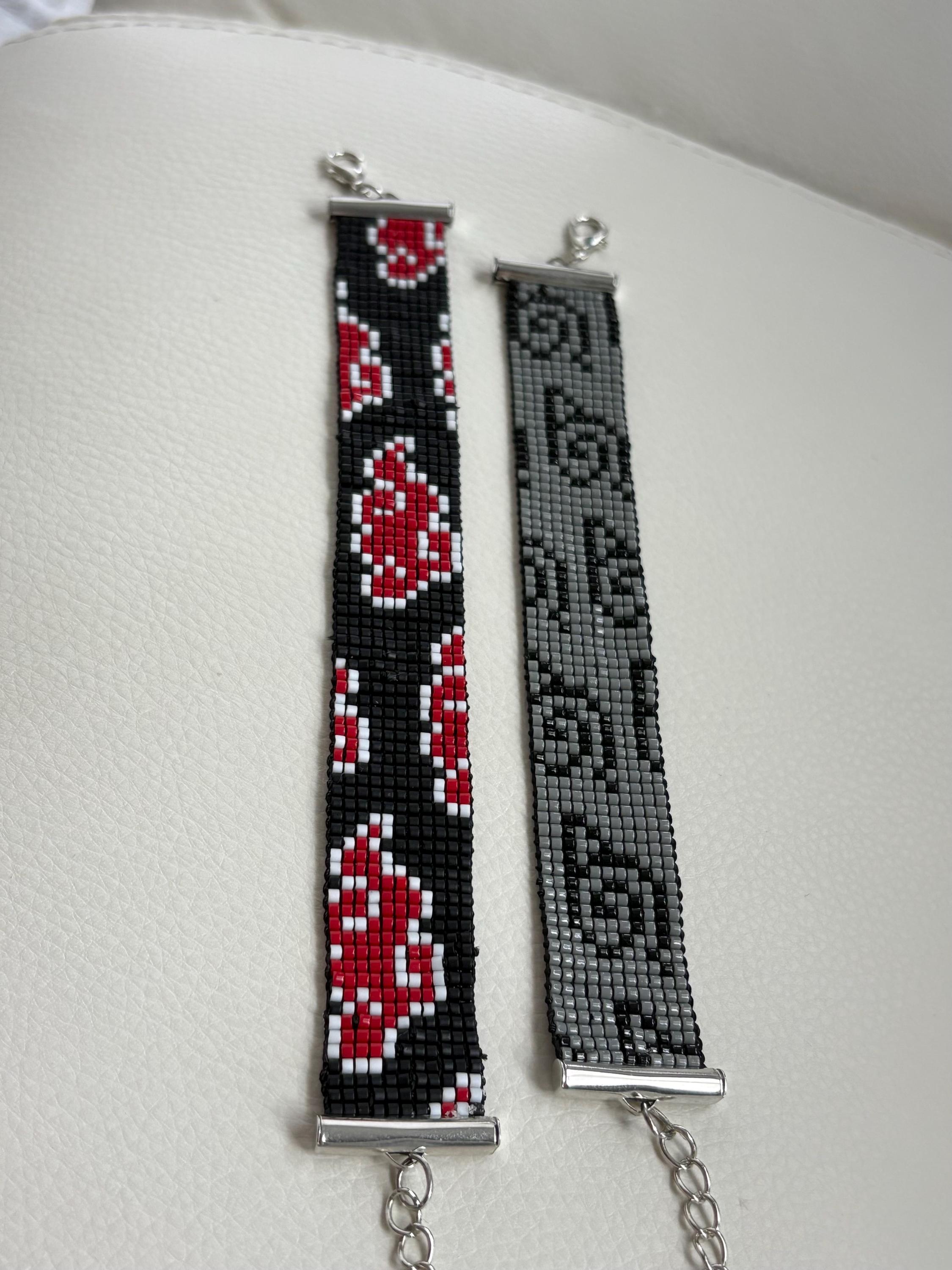 Naruto Bracelet Bundle – Leaf Village & Akatsuki Beaded Bracelets - Etsy