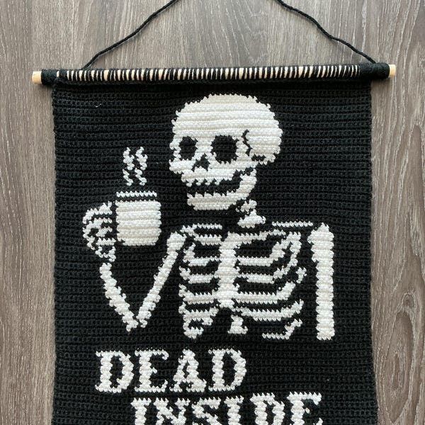 Tapestry Wall Skeleton - Etsy