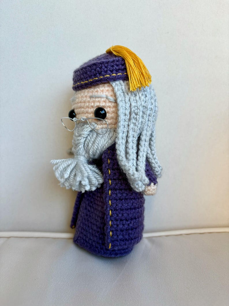 Handmade Crochet Dumbledore Amigurumi | Crochet Wizard | Harry Potter ...