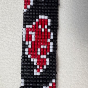 Akatsuki Beaded Bracelet – Naruto Inspired Bracelet, Red Cloud Design ...
