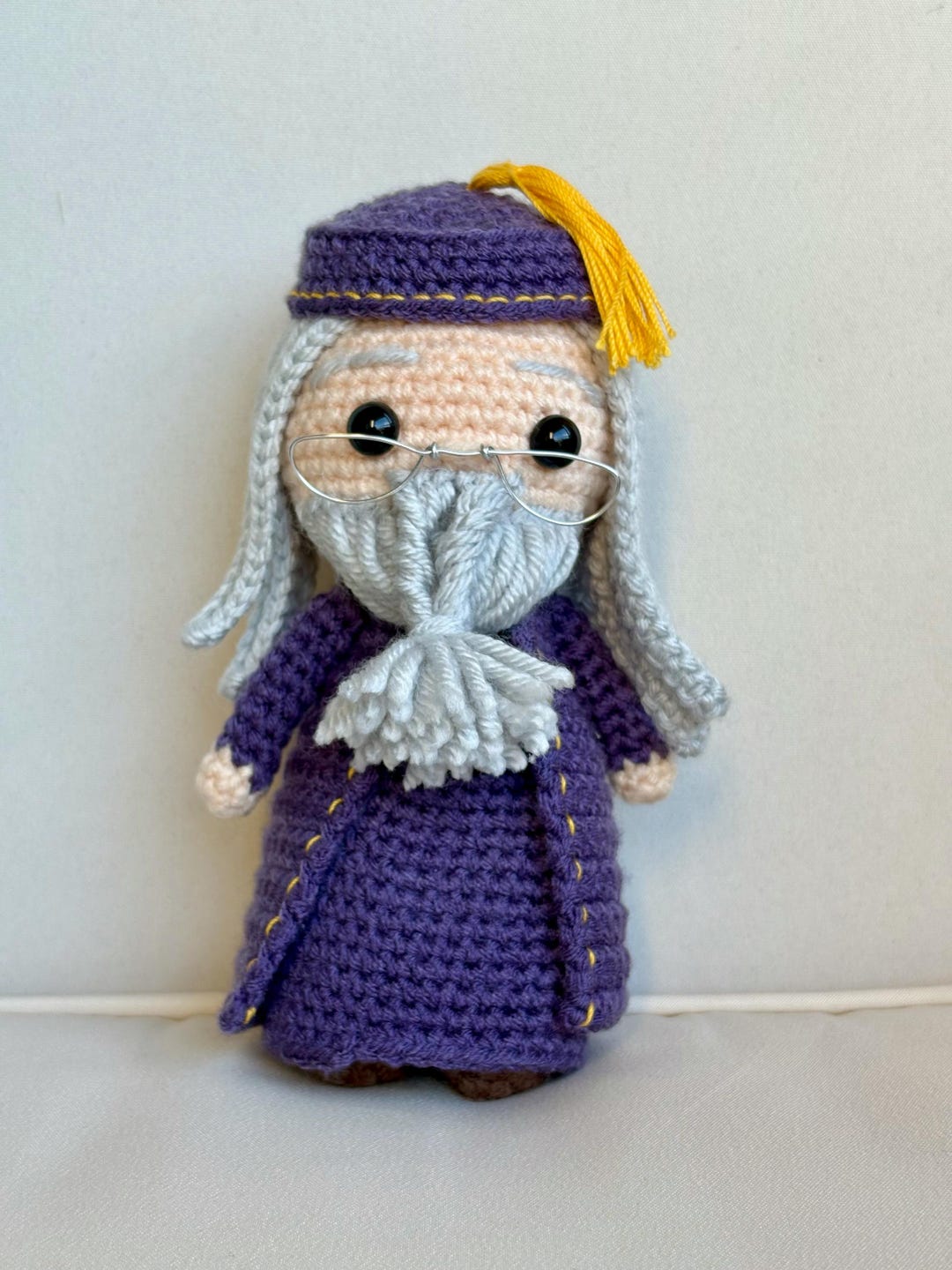 Handmade Crochet Dumbledore Amigurumi | Crochet Wizard | Harry Potter ...