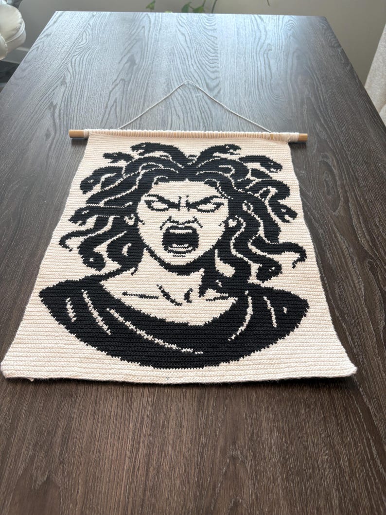 Medusa Crochet Tapestry Pattern – PDF Digital Download – Greek ...