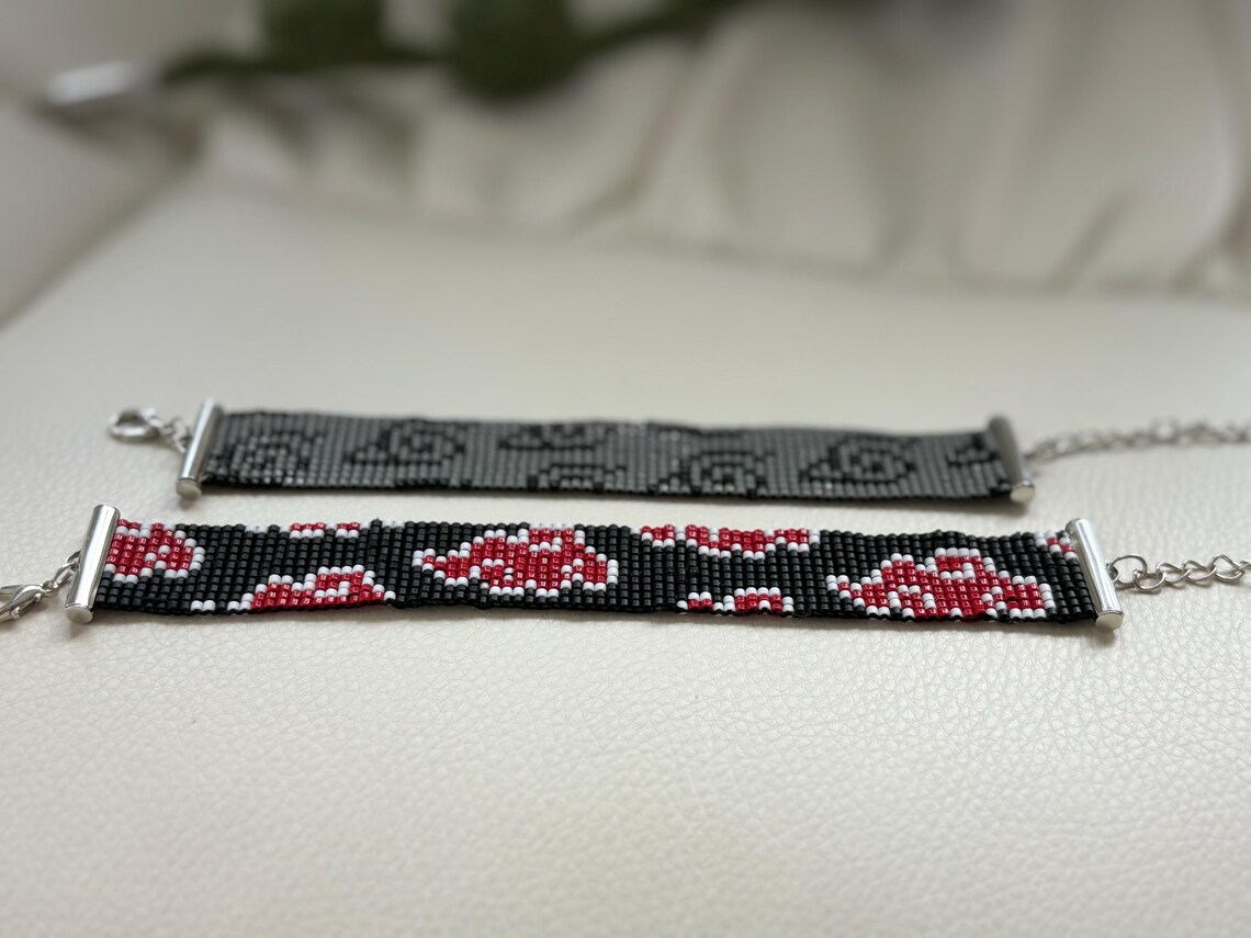 Naruto Bracelet Bundle – Leaf Village & Akatsuki Beaded Bracelets - Etsy