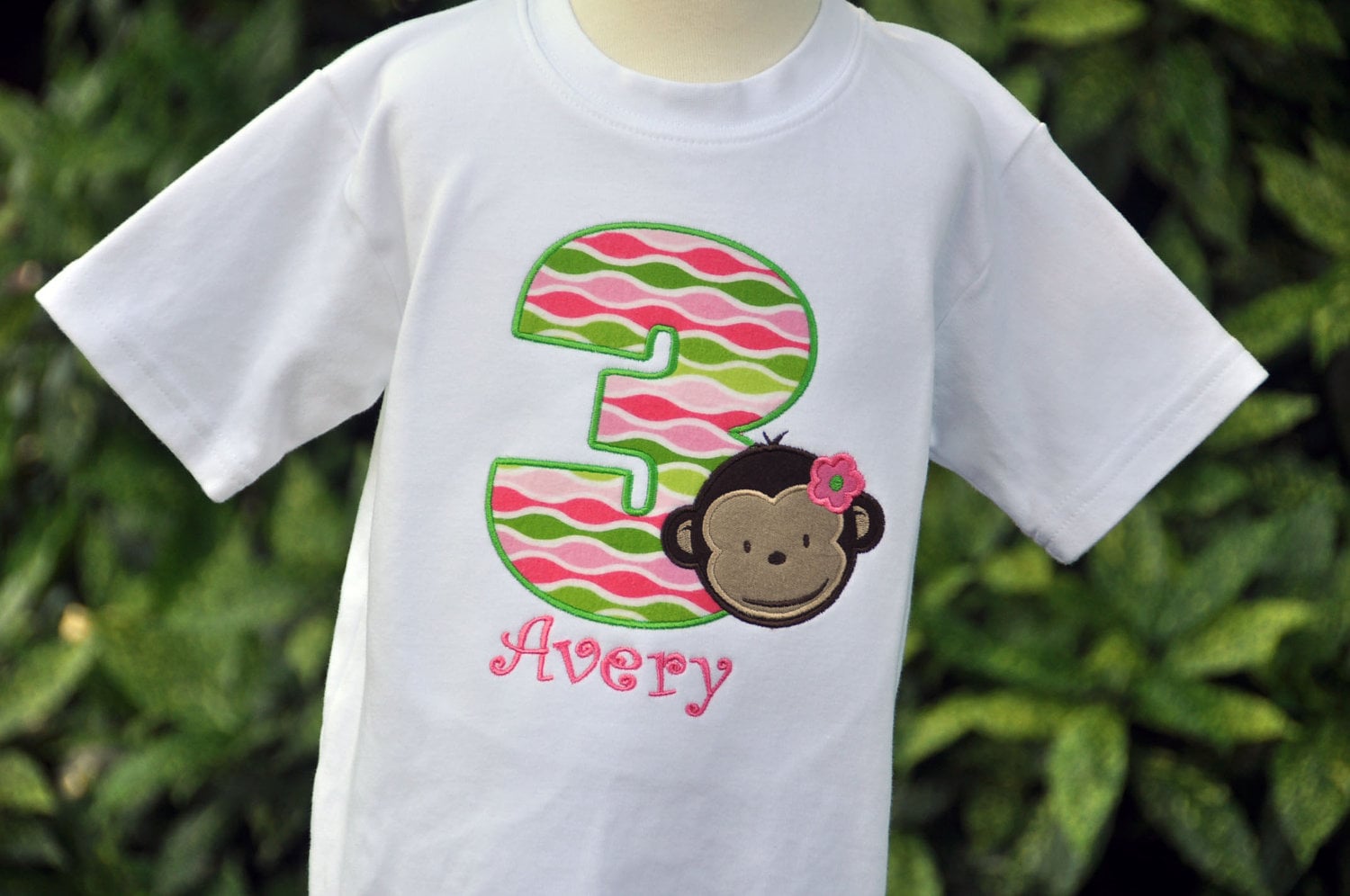 Girls Monkey Birthday Shirt - Etsy
